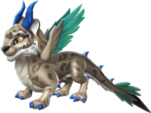 Baby Snow Leopard Dragon Snow Leopard With Wings Merch & Gifts For